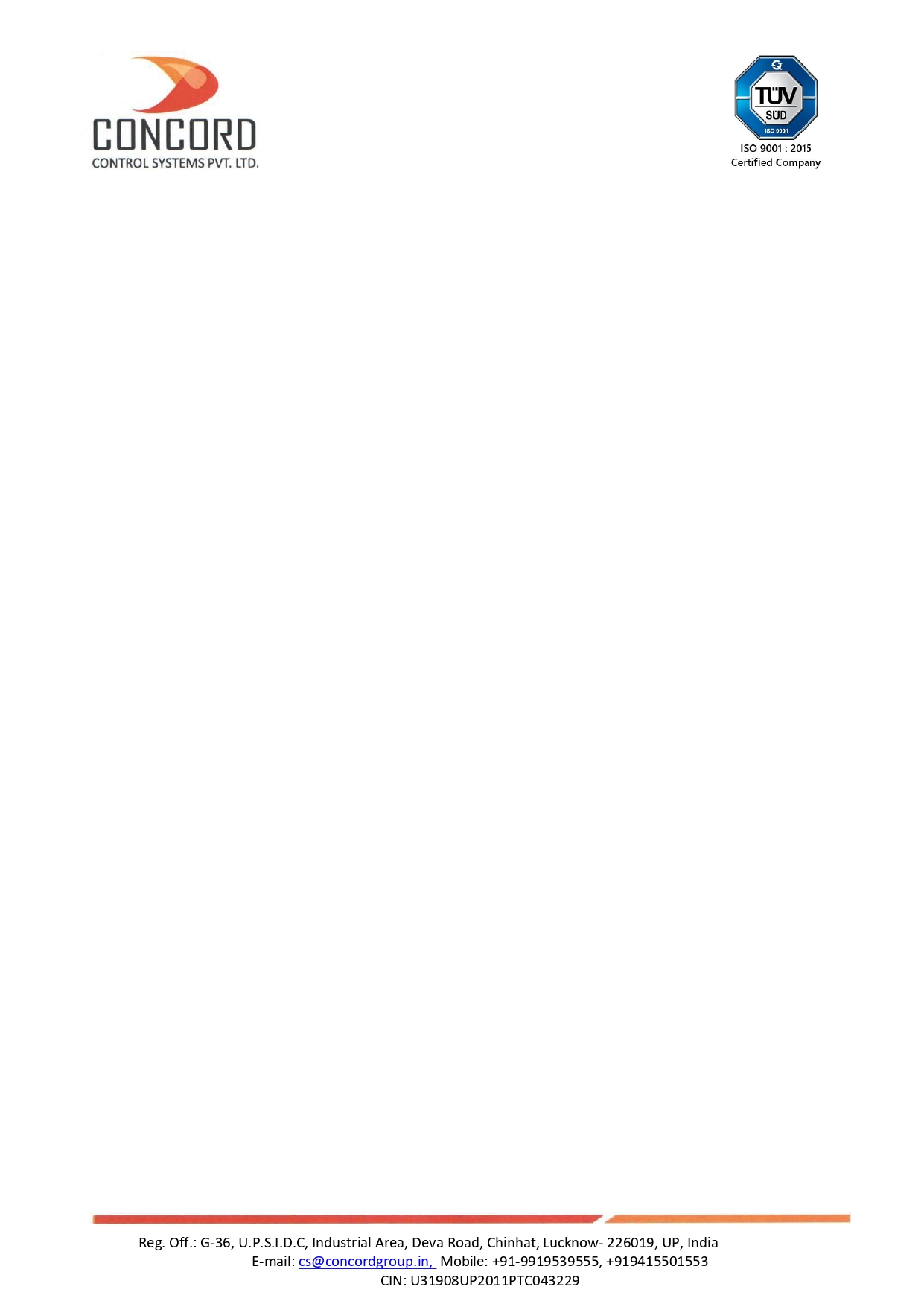 Investors | Concord Control Systems Limited